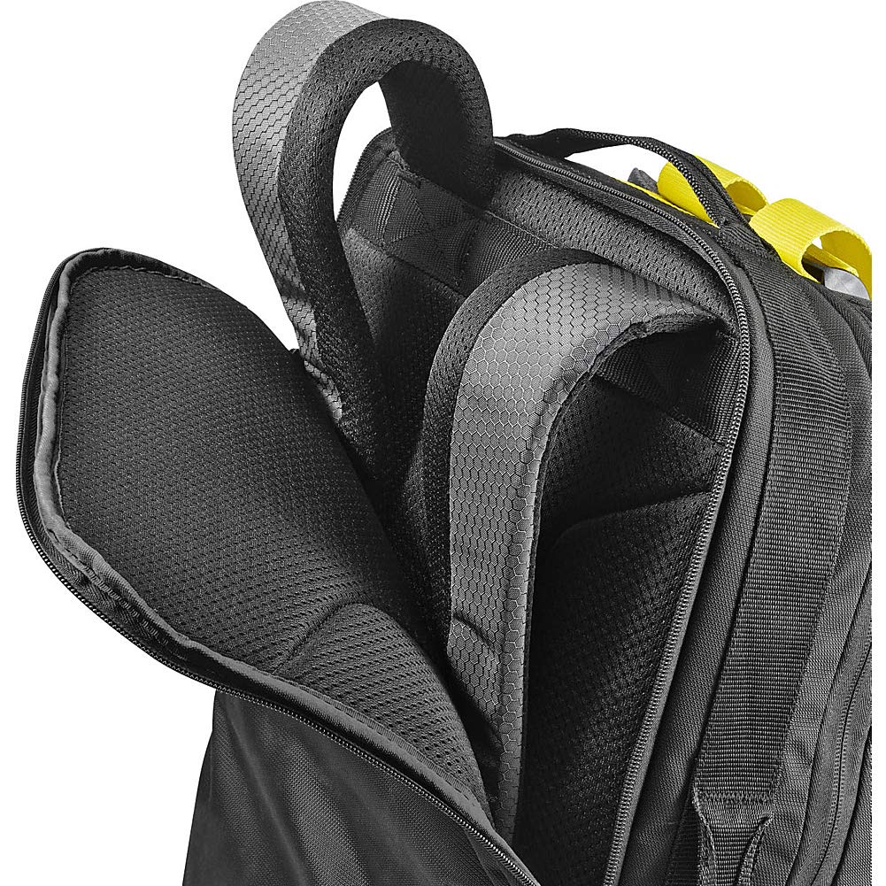 High Sierra Dells Canyon Convertible Backpack Travel and Gym Duffel Bag with Quick-Access Pockets for Phones, Wallets, and Keys - Features Dual-Expansion Compression Straps Mercury/Black/Glow