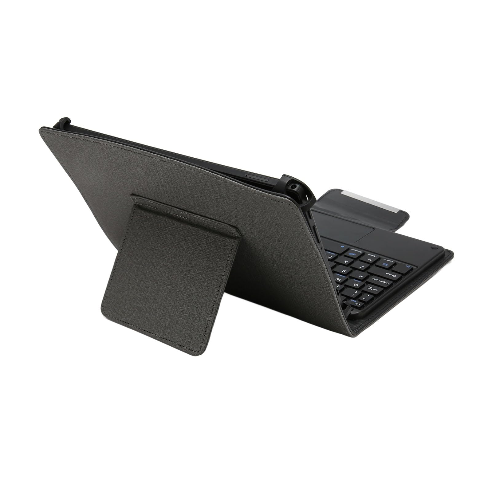 Jopwkuin Tablet PC, 5G WiFi 4G LTE 2 Card Slots 10.1in FHD Office Tablet with Keyboard for Family (US Plug)