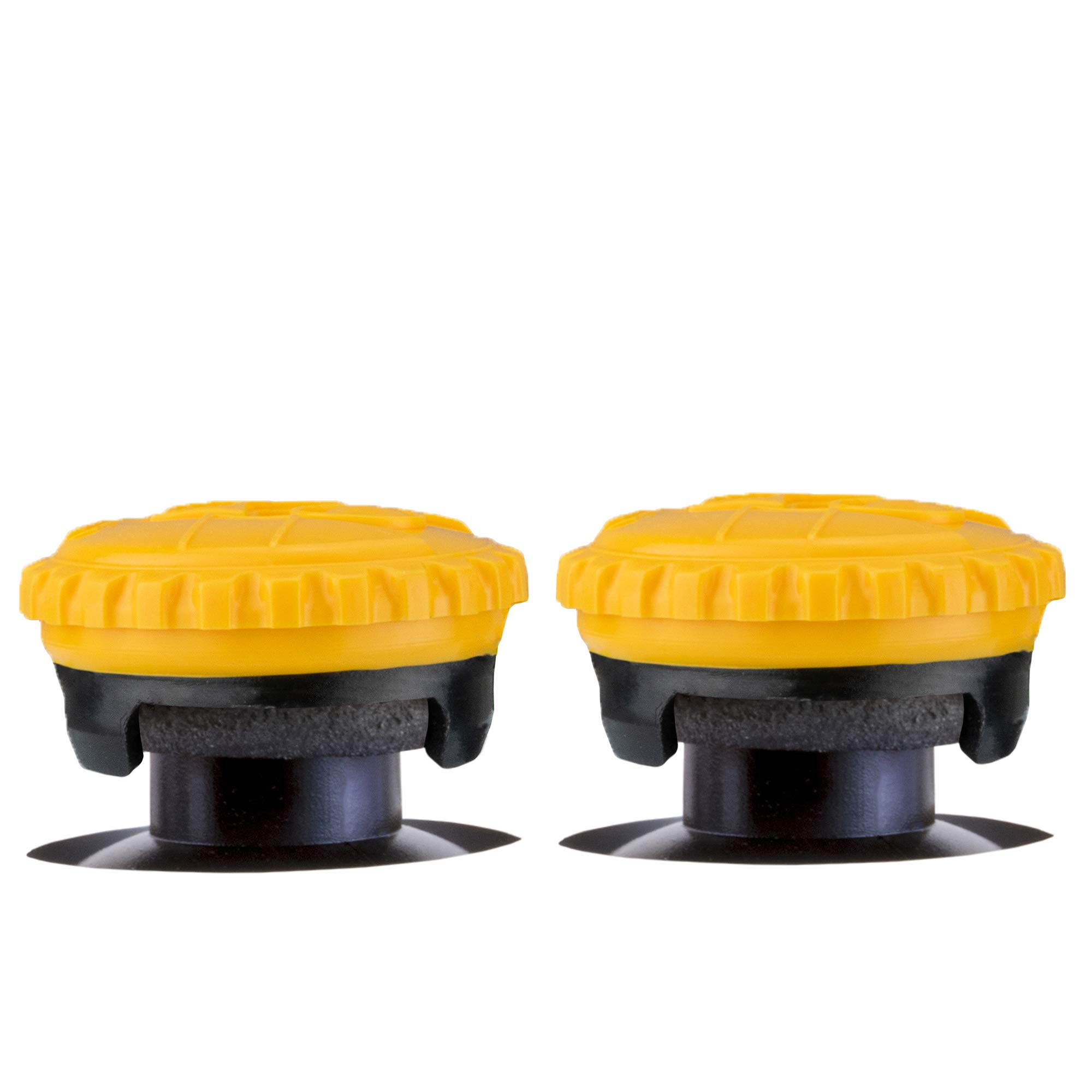 KontrolFreek Borderlands 3 Claptrap Performance Thumbsticks for PlayStation 4 (PS4) and PlayStation 5 (PS5) | 2 Mid-Rise Convex Thumbsticks | Yellow