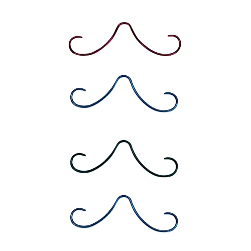 Luxe Modz 14G Septum Piercing Mustache Nose Ring for Women Men Moustache Septum Ring Piercing Jewelry