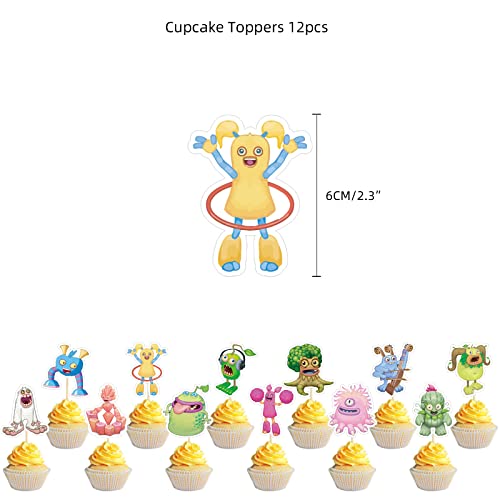 Lingtoolator onsters Birthday Party Decorations Monsters Party Supplies Party Banner Magnetic Wireless Charger, Wireless Magnetic Cell Phone Charger