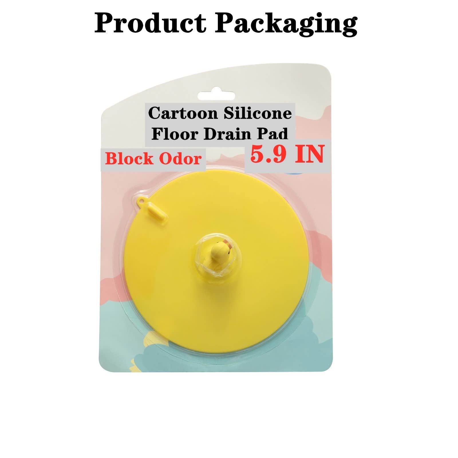 MAOYONG Bathtub Drain Cover Tub Stopper-Cute Silicone Floor Drain Cover for Bathroom, Bath Tub Drain Plug for Shower Floor, Kitchen Sink Drain Stoppers