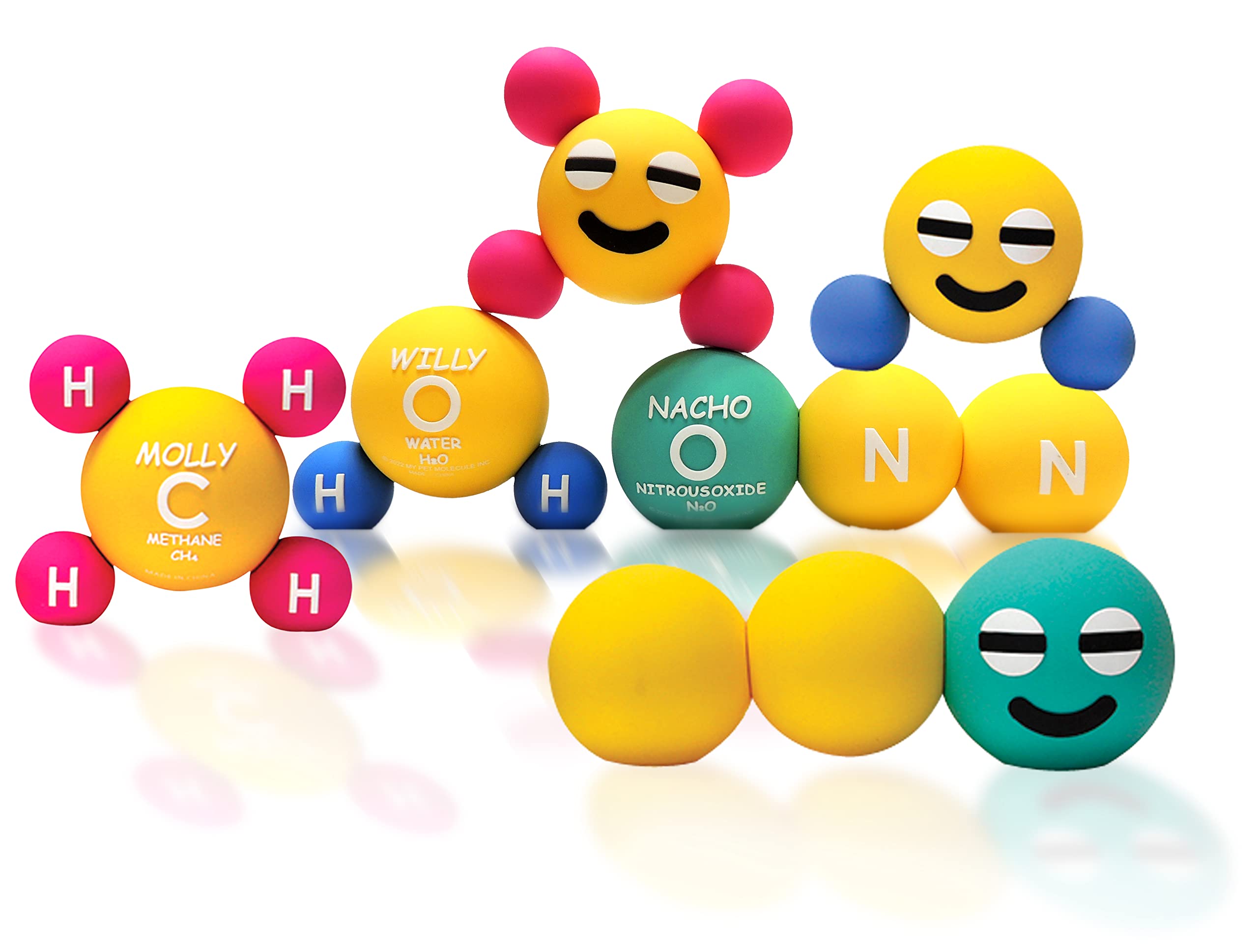 My Pet Molecule Molly Methane - Fun Educational Toy for Kids for Age Group 3 Year Plus Scientific Learning Toy