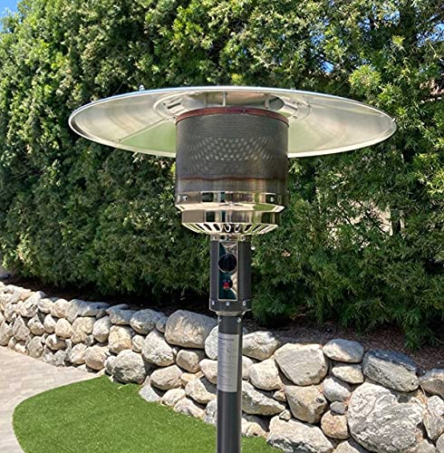 Patio Heat Reflector Shield Replacement Parts Reflector Shield Top Acssories for Outdoor Heaters Dome 31.5In Round (3-Hole Mount) Removable Universal Fit Patio Heaters Shield (Reflector Shield)