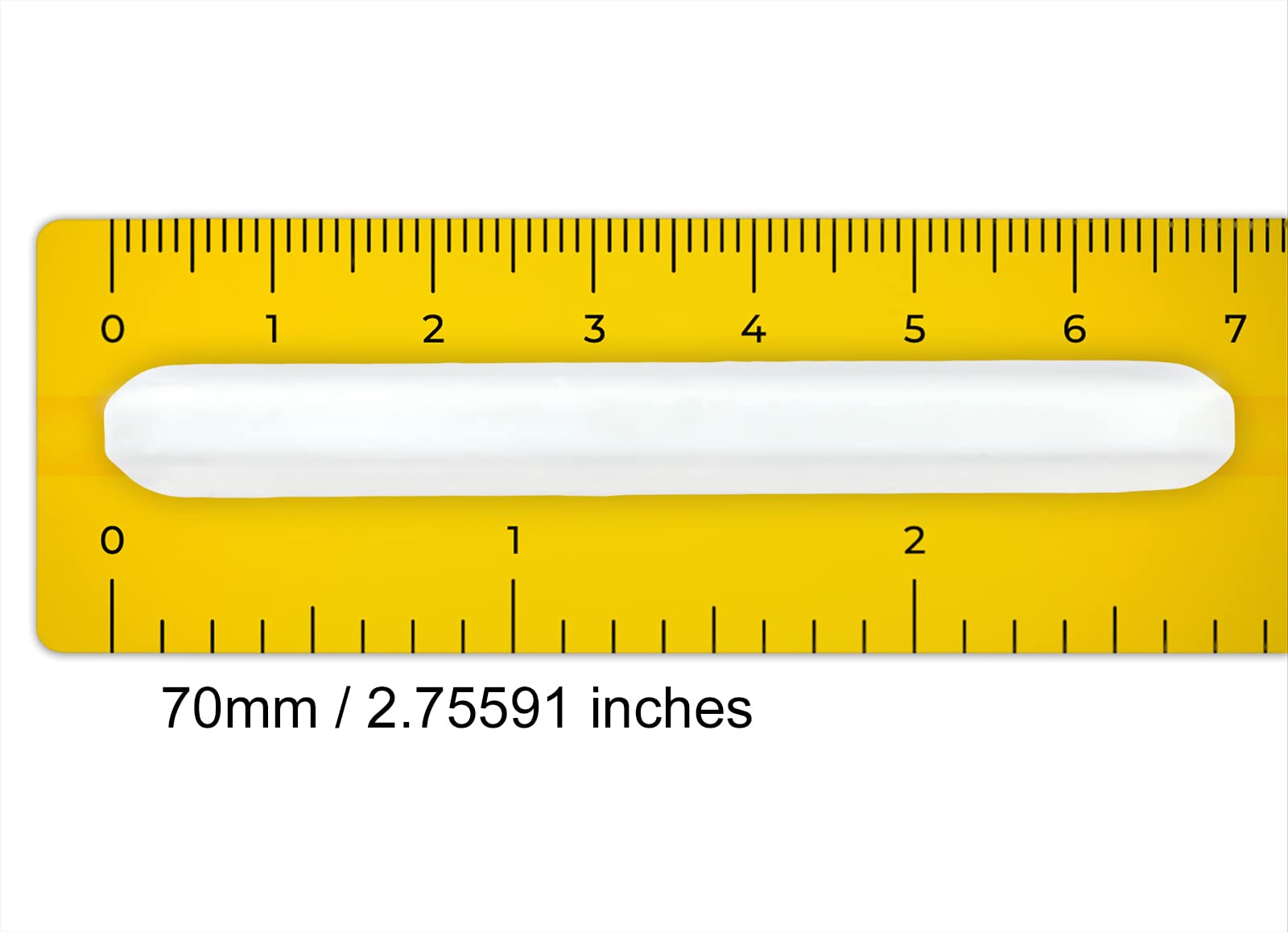 PTFE Smooth with Ridge Magnetic Stir Bar - 70mm / 2.75 Inch