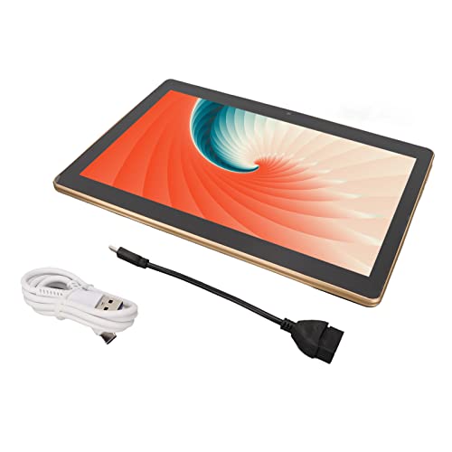 PUSOKEI 128GB Black Busniess Tablet, 10.1 Inch 1960x1080 IPS Display/Android 11/3G Dual SIM Network/2.4G 5G WiFi/8800mah USB C Rechargeable/5MP 13MP Camera/10Inch 6G RAM Tablet PC(Black)