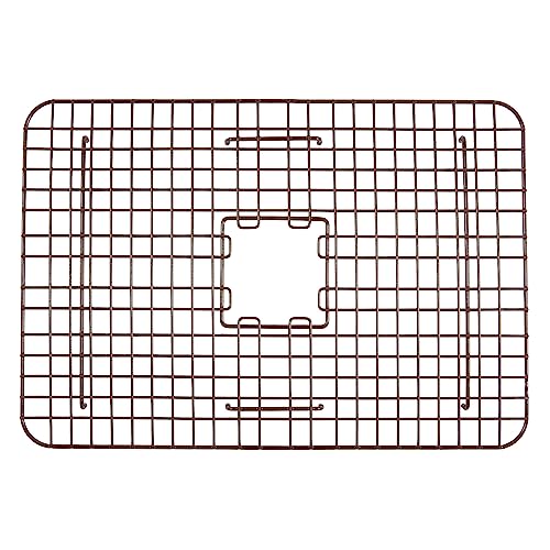 SinkSense Foster 25" x 17" Kitchen Sink Bottom Grid, Antique Brown