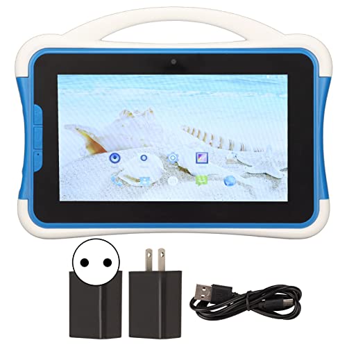 PUSOKEI Toddler Tablet, Tablet for Kids 7 inch 1GB Plus 32GB 5G WiFi Children's Tablet, HD Eye Protection Screen, 3G Network Learning Education Tablet(US Plug)