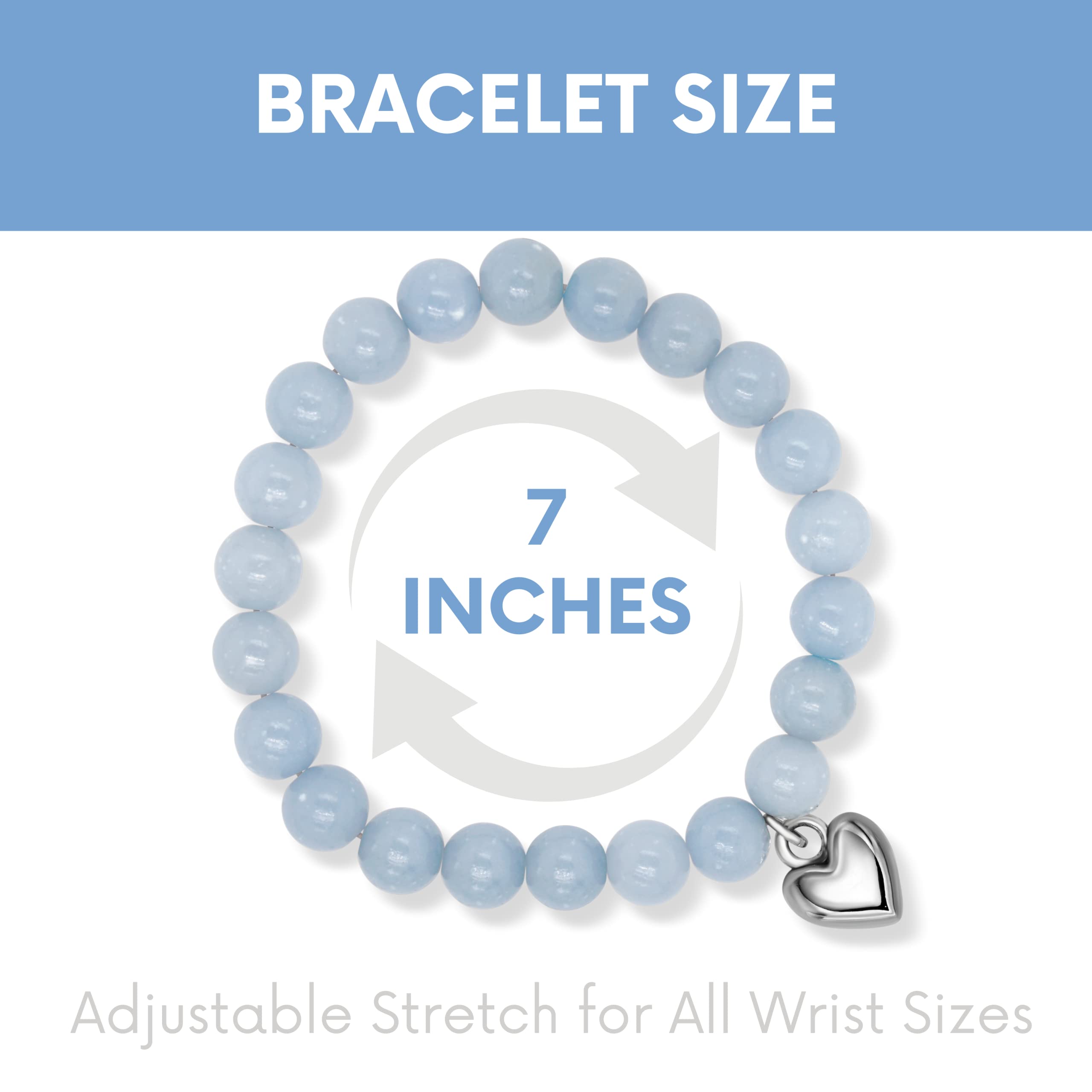 OLGAS GEMS Something Blue Gift for Bride on Wedding - Beautiful and Sentimental Bracelet for Bride & Meaningful Message Card - Something Blue for Bride