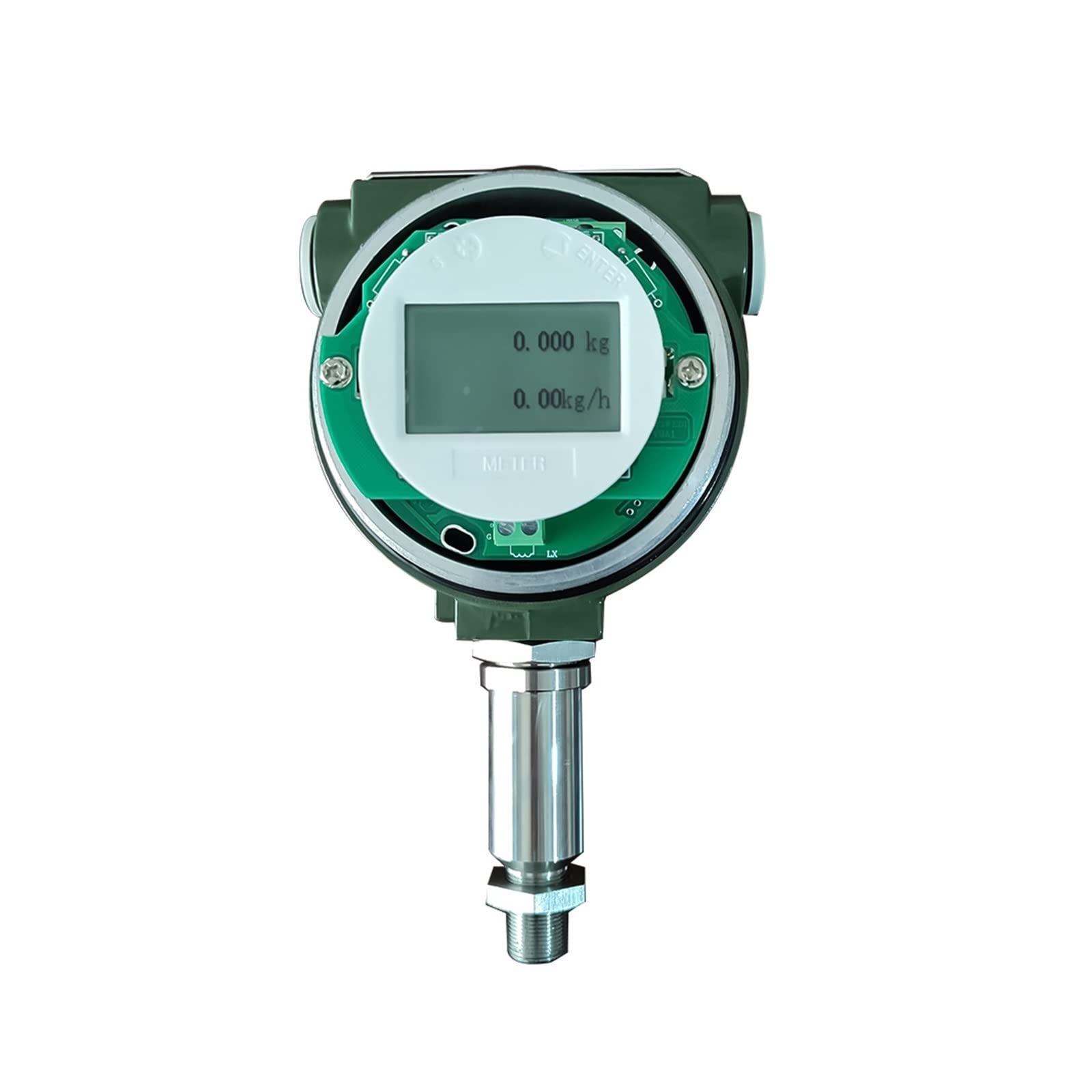 QYTEC Hose Timer Liquid Turbine Flow Meter Sensor Transmitter RS485 of Pure Water Edible Oil Methanol Beer Diesel Gasoline Milk Alcohol Water Timer (Color : LWYE-DN25, Size : 1)
