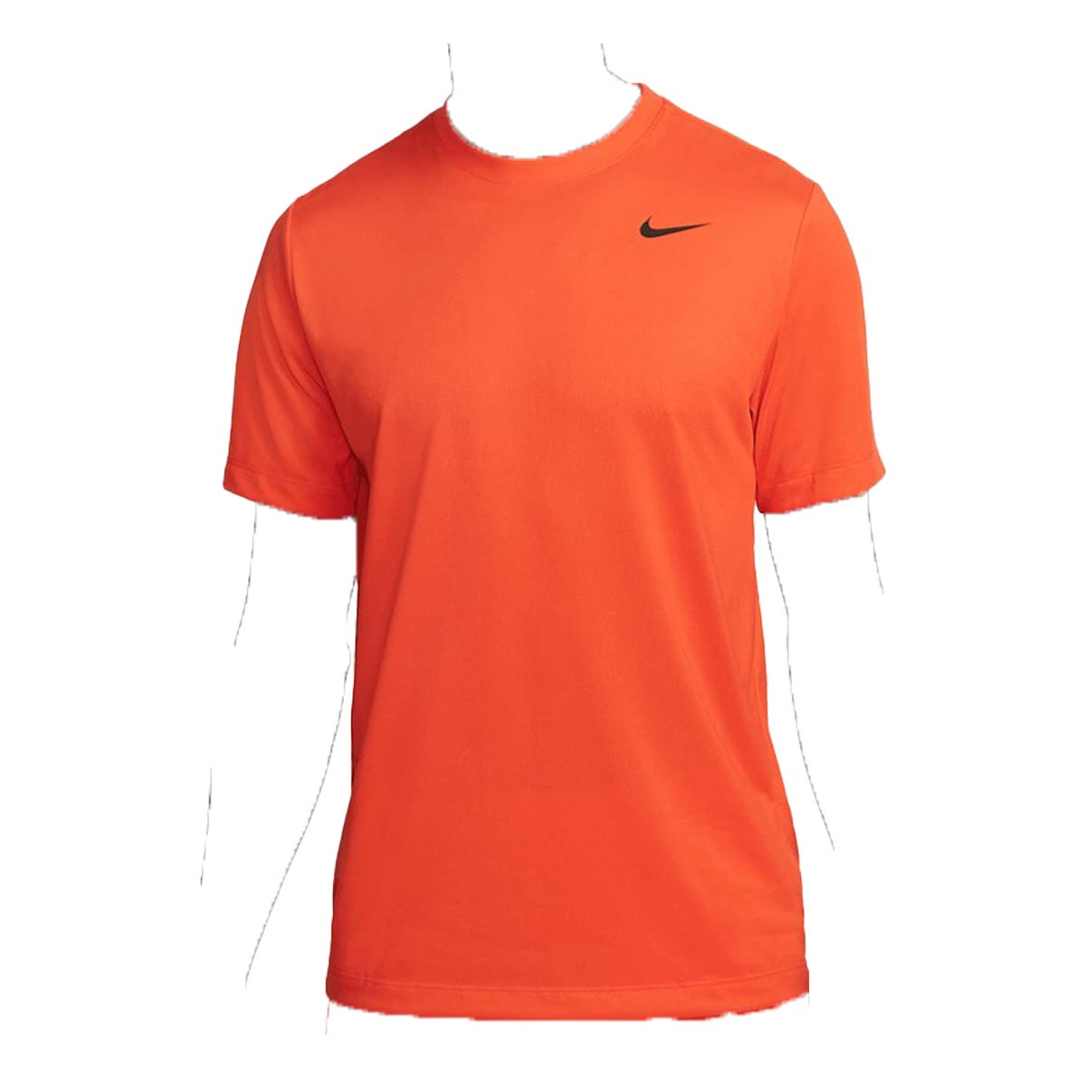 Nike Men's Dri-Fit Legend Fitness T-Shirt Orange | Black SM