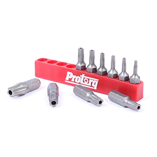 Protorq TORX PLUS IPR, Torx Plus 5-Point Tamper-Proof Security Bits (IPR 7-IPR 40), 25mm, 10 -Pieces, High Grade S2 Steel