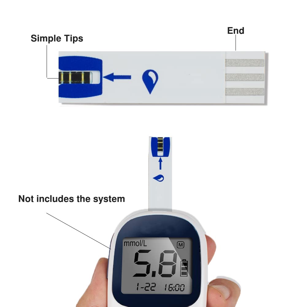 RYKIPO 50 Count Home Use Test System, for Body Health (Only Strips)