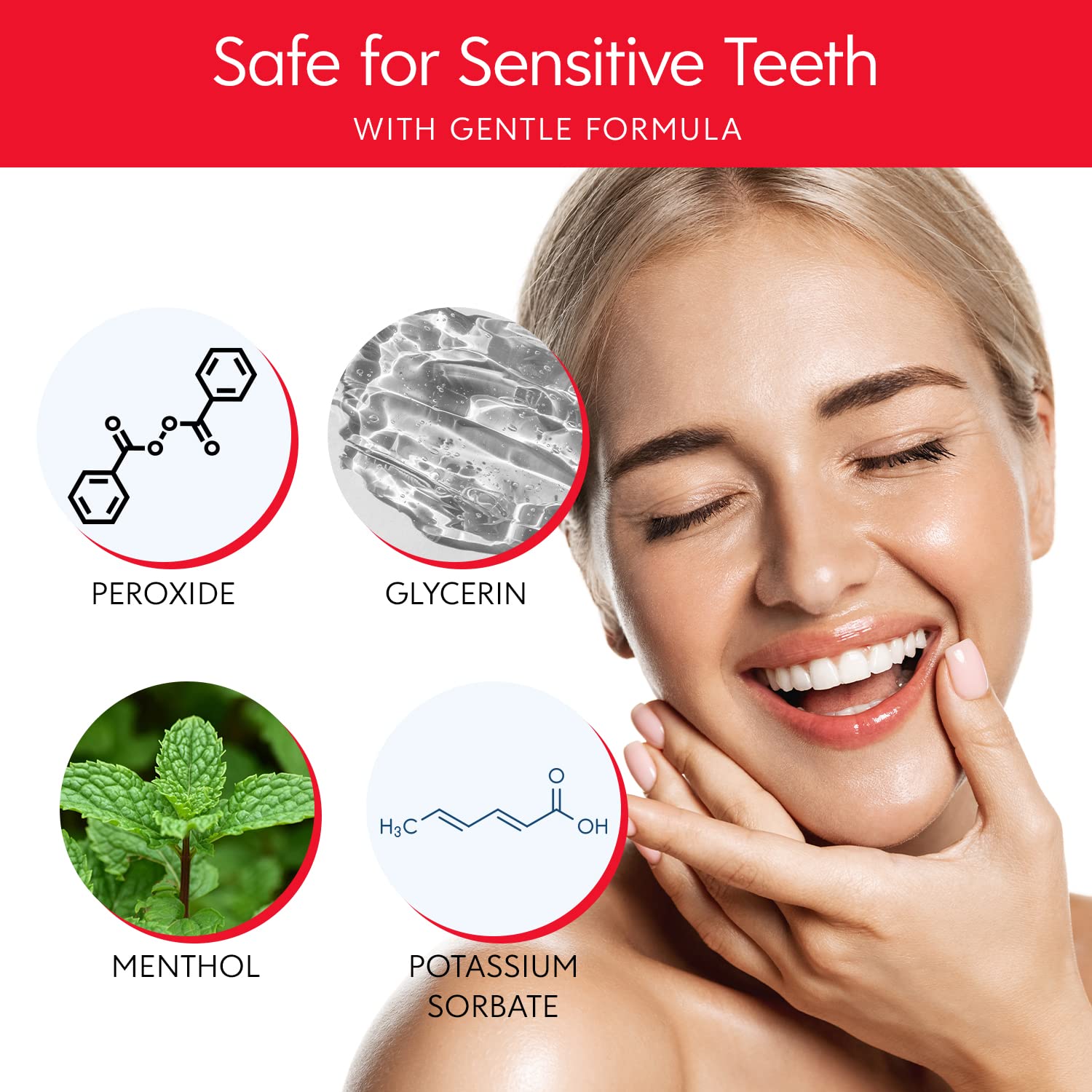 ProElobara Teeth Whitening Pen, Teeth Stain Remover Treatment with Power Tooth Whitening Gel - No Sensitivity, Brighter Smile, Painless, Effective, Mint Flavor - 4 Pens