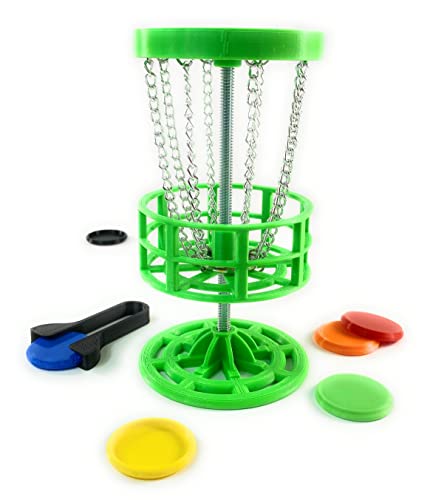 Mini Golf - Mini Disc Golf - Table Top Game - 3D Printed - Drinking Game - Mini Frisbee - Trophy Game - Table Golf - Man Cave Decor