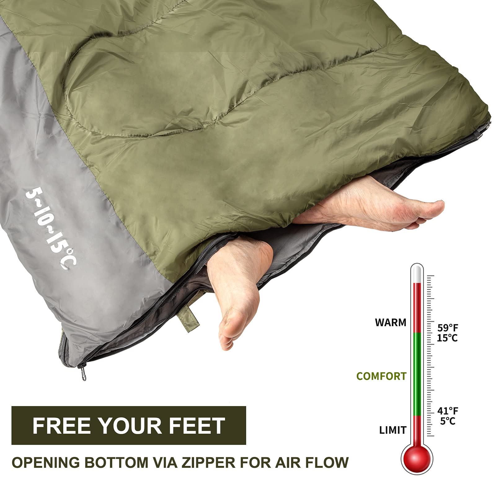 Night Cat Backpacking Tent with Inflatable Sleeping Pad and Sleeping Bag Lightweight Waterproof Portable Easy Setup Outdoors for One 1 to 2 Persons