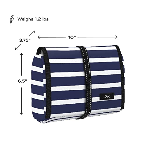 SCOUT Beauty Burrito Hanging Toiletry and Cosmetic Organizer with 3 Compartments