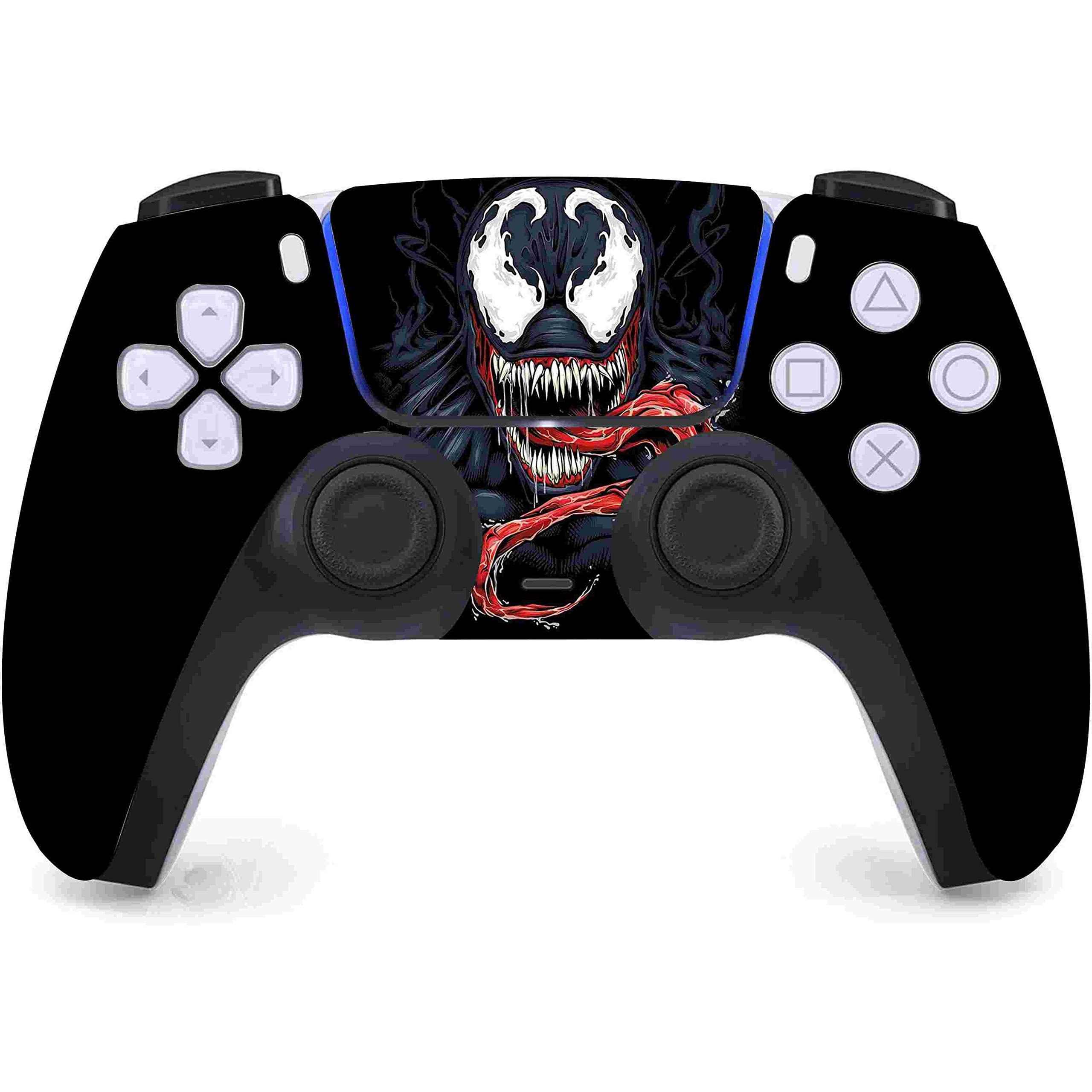 P-S5 Disc Version Skin for Console and Controllers Vinyl Sticker Play-Station 5 Skins Wrap Decal Cover Protective Accessories(Disc Edition)