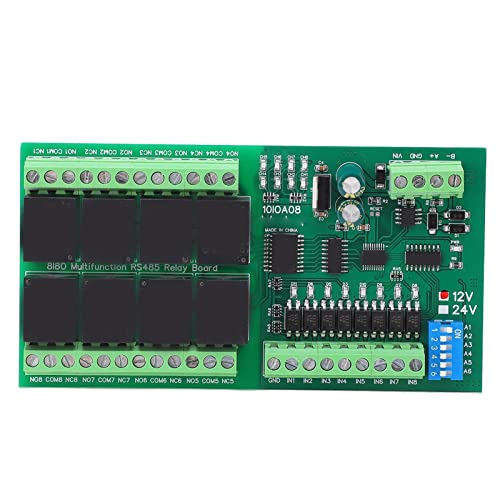 Relays Board Controller, Safe Protection 8 Channel DC 12V Relay Module for Working