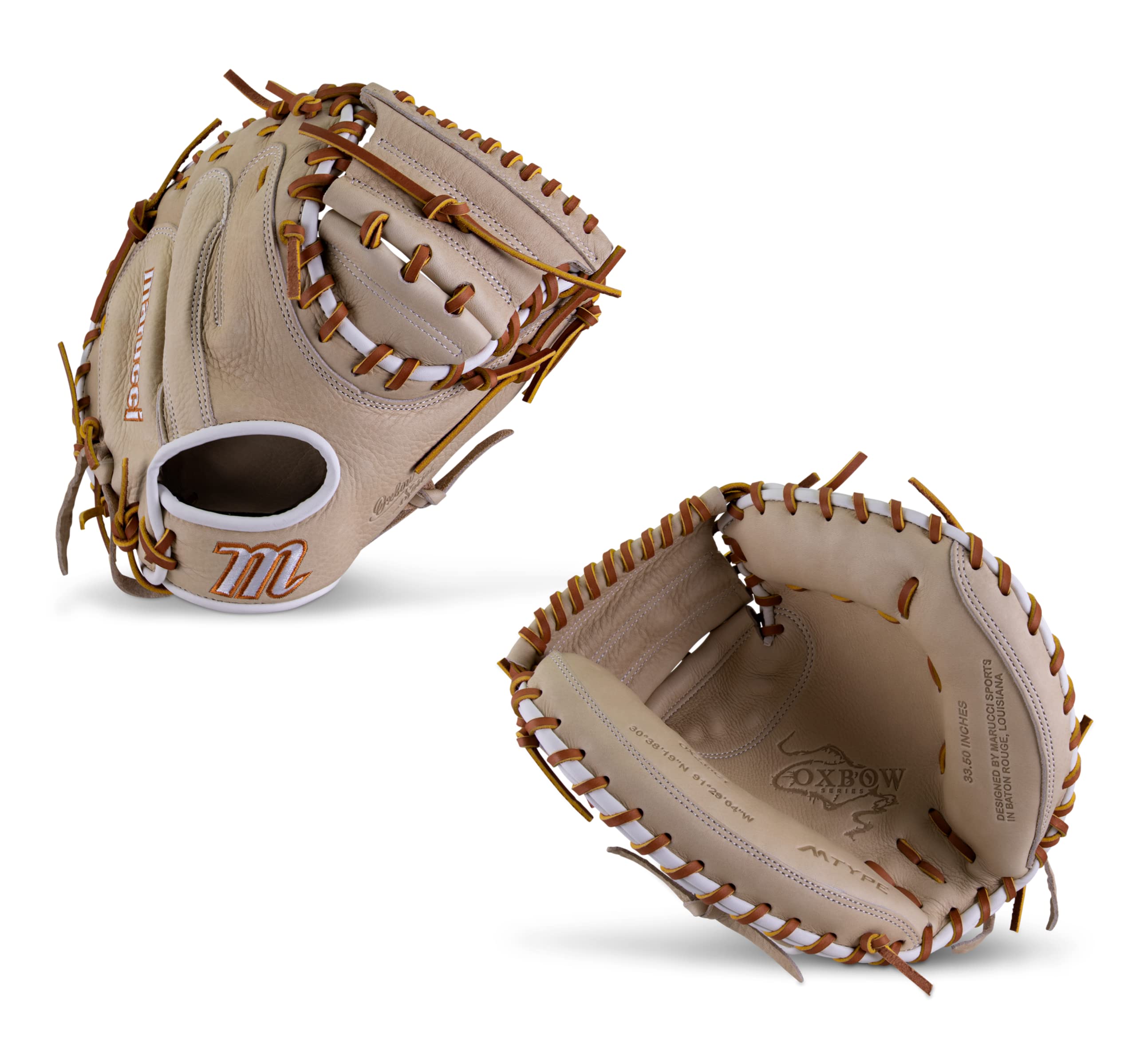 Marucci Sports, LLC Marucci Oxbow M Type 235C1 Baseball Catcher's Mitt - 33.5'' (Right-Hand-Thrower)