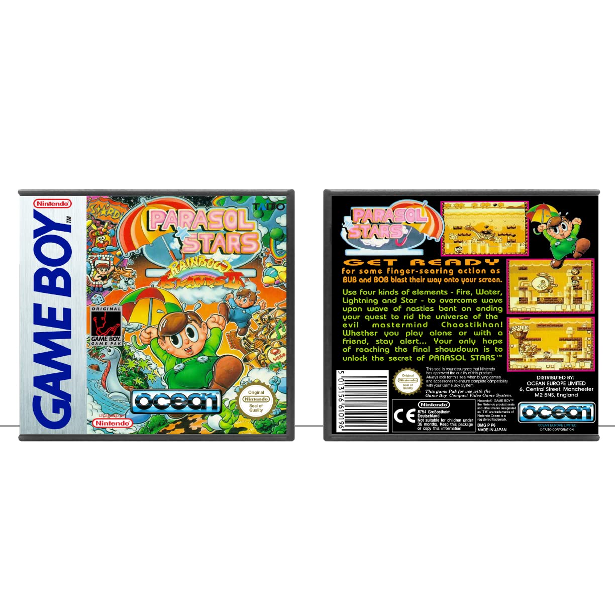 Parasol Stars | (GB) Game Boy - Game Case Only - No Game