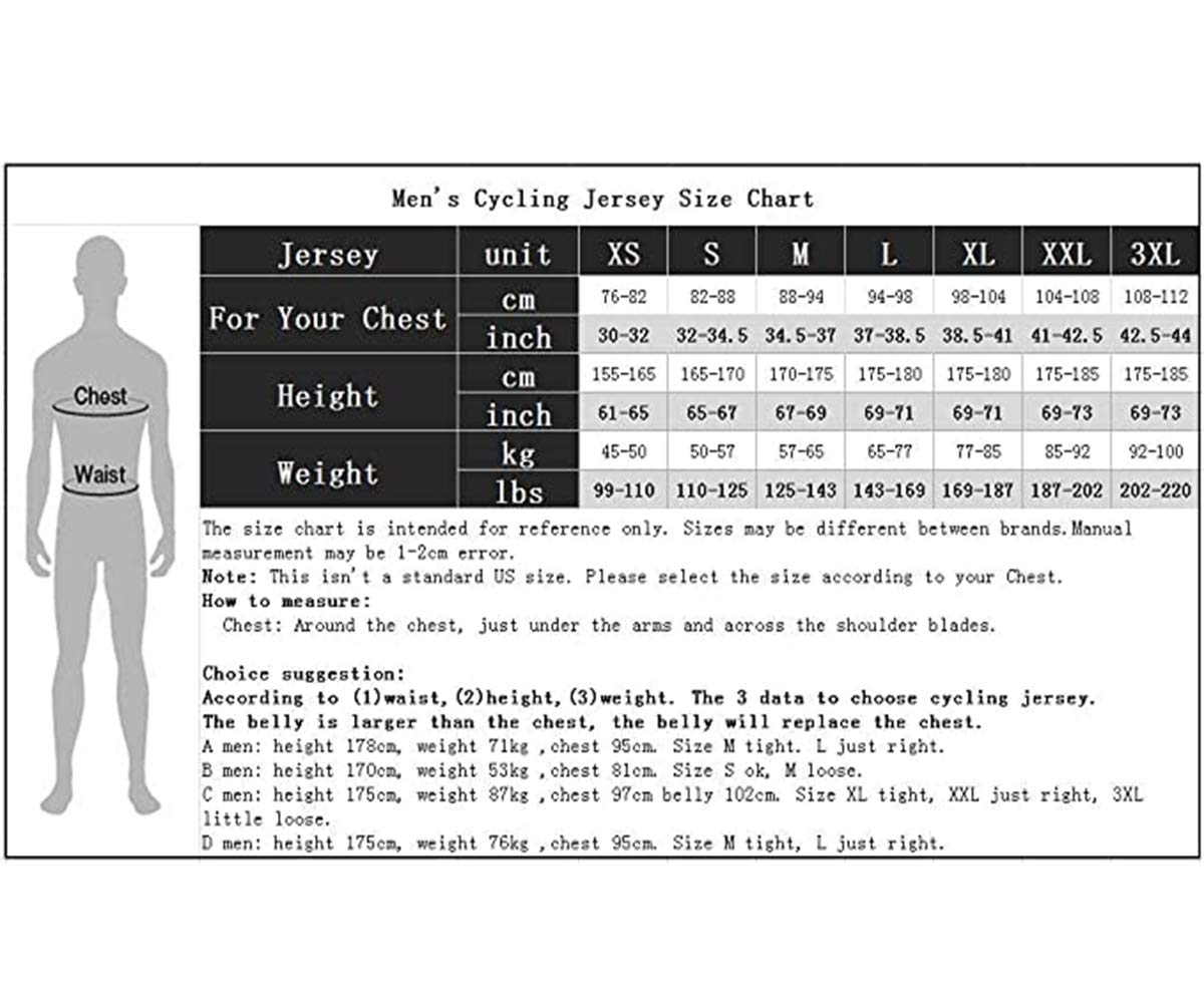 JPOJPO Men's Cycling Jersey Bicycle Short Sleeved Bike Clothing,Quick-Dry Yellow