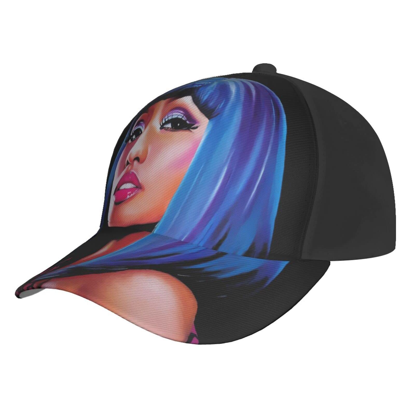 Nicki Rapper Singer Minaj Band Baseball Cap Women Men Adjustable Size Running Hat Black