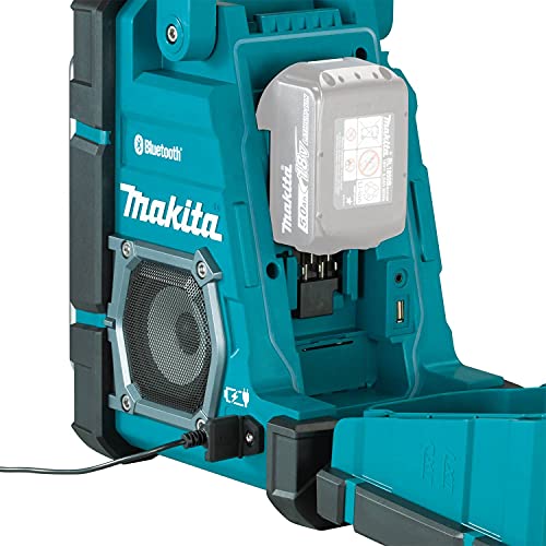Makita XRM10 18V LXT® / 12V max CXT® Lithium-Ion Cordless Bluetooth® Job Site Charger/Radio, Tool Only