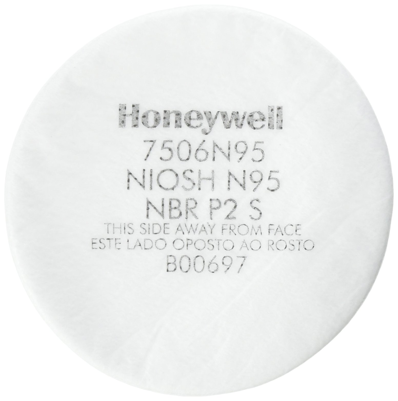 HONEYWELL 7506N95 Respiratory Protection Filter - North N95 NIOSH Prefilter {10 Pack}