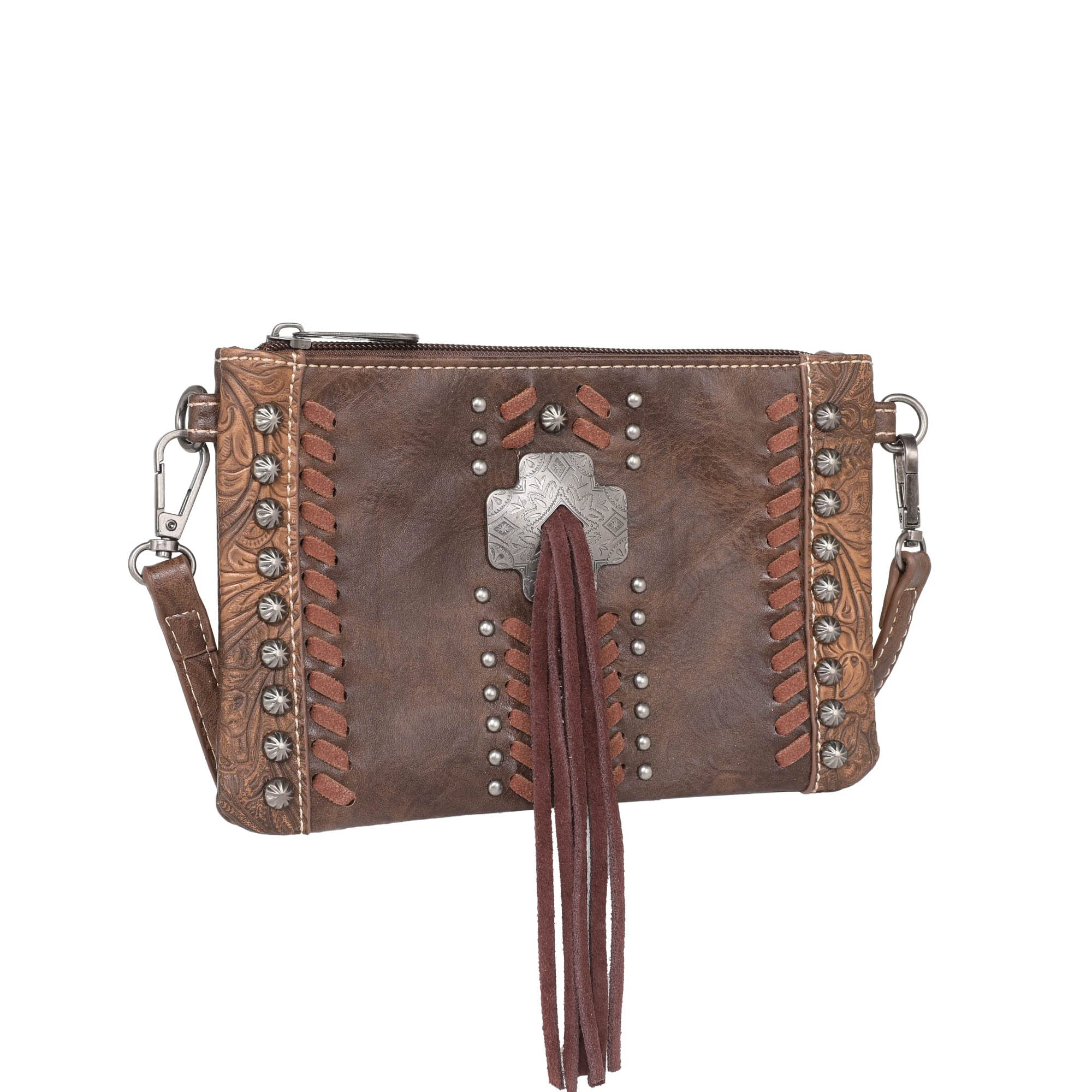 Montana West Embossed Collection Crossbody Bag Western Purses for Women MW1098-181CF