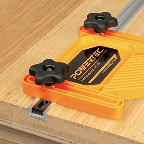 POWERTEC 71167 Aluminum Miter T-Track, 48-Inch, Aluminum Grey