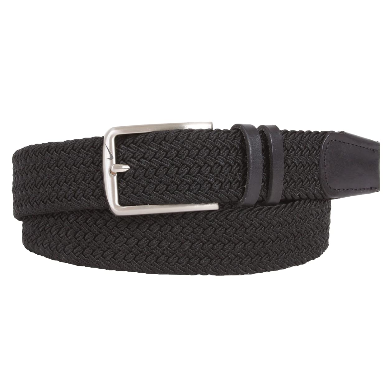 Nike Golf Men's Stretch Woven G-Flex Belt, Medium (34-36") Black
