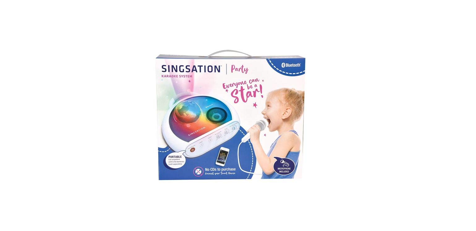 Karaoke Machine for Kids - Singsation Party Portable Kids Karaoke Machine - Comes with Microphone, Room Filling Light Show & Works via Bluetooth – No CDs – YouTube Your Favorite Karaoke Songs
