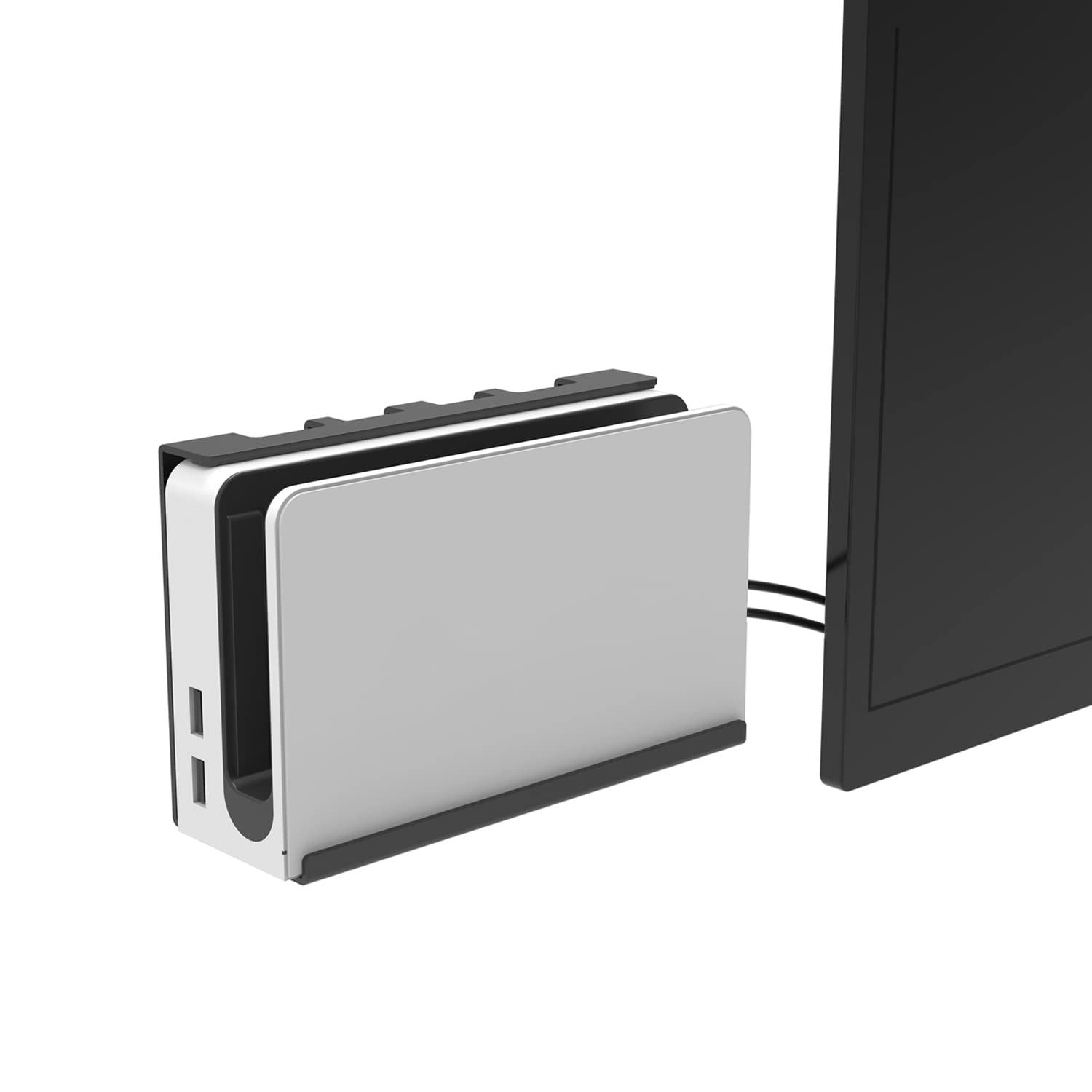 Monzlteck Wall Mount for Switch/Switch OLED,Near The TV Or Under The Desk,Space Saving