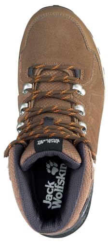 Jack Wolfskin Women's 4050871 Hiking Shoe, Brown/Apricot, 8