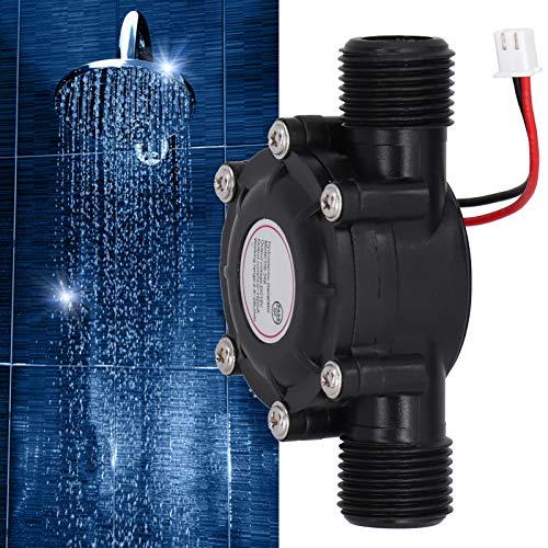 Mini Water Turbine Electric Generator, Hydro Power Converter Brushless Electricity Generator, 12V DC Output Hydroelectric Power Supply for Shower Light Outdoor Camping