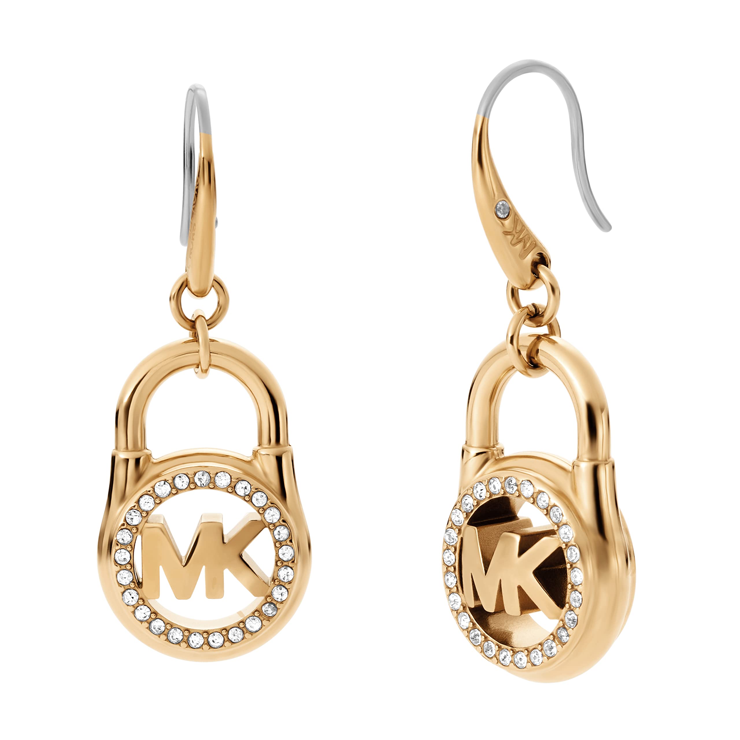 Michael Kors Women's MK Gold-Tone Stainless Steel Drop Earring (Model: MKJ7392710)