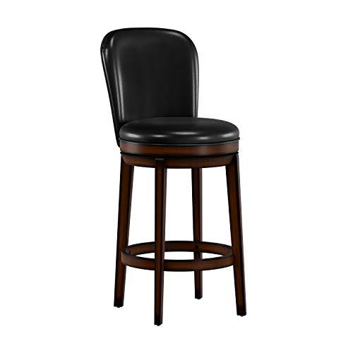 Hillsdale Victoria Swivel Stool, Bar Height, Dark Chestnut