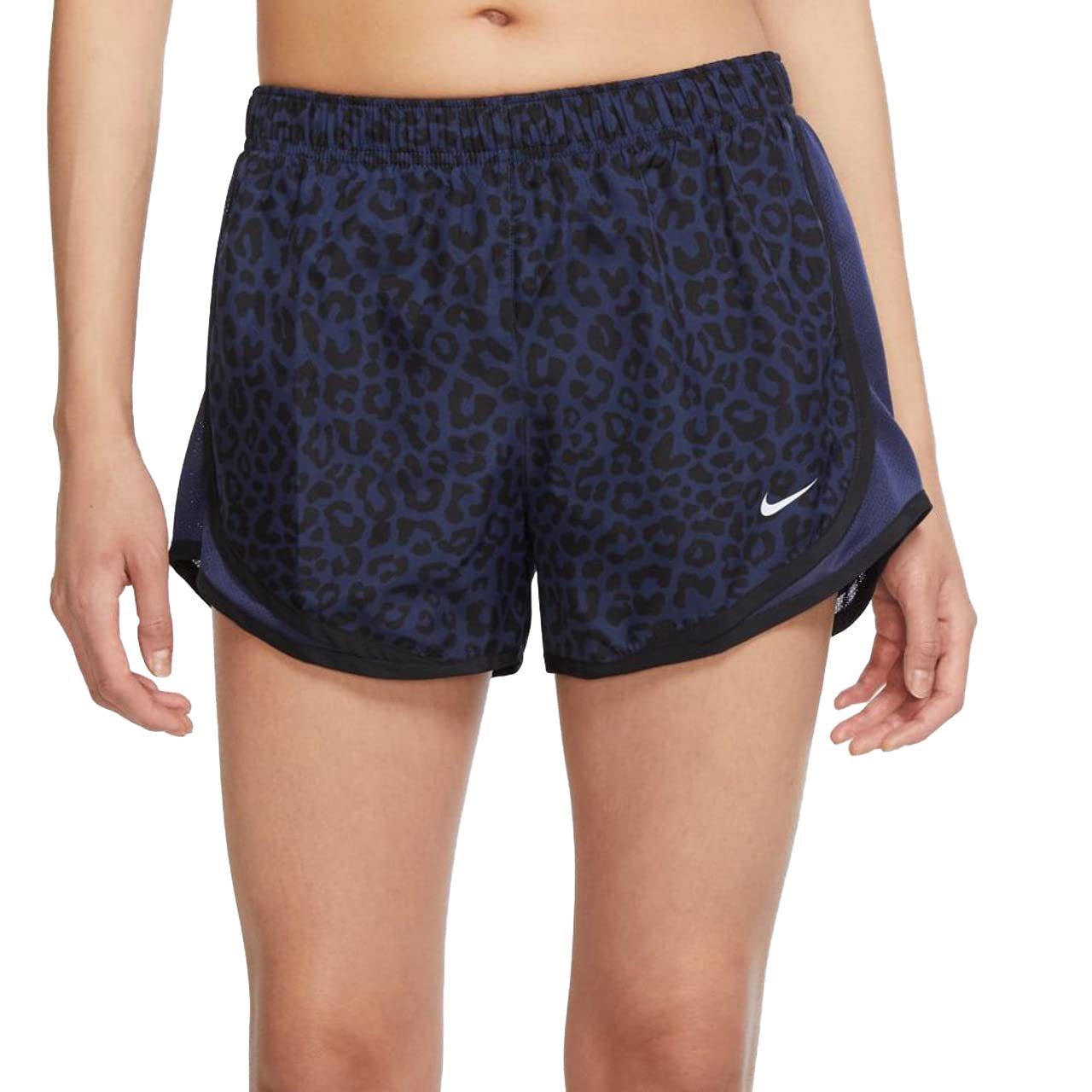 Nike Women`s Plus Size Dri-FIT Tempo Allover Print Running Shorts (O(DR1552-410)/W, 3X)
