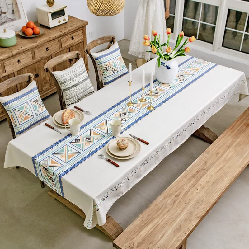 Nordic Tablecloth Small Fresh Ins Wind Coffee Table Tablecloth Modern Minimalist Rectangular Household Waterproof Table A4 140x160cm