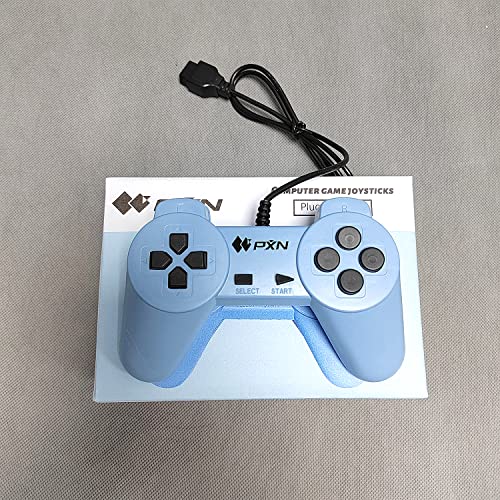 PXN-Computer game, joysticksGamepad Dual Shock Joystick Joypad for Desktop/Laptop & Steam/Roblox/RetroPie/RecalBox