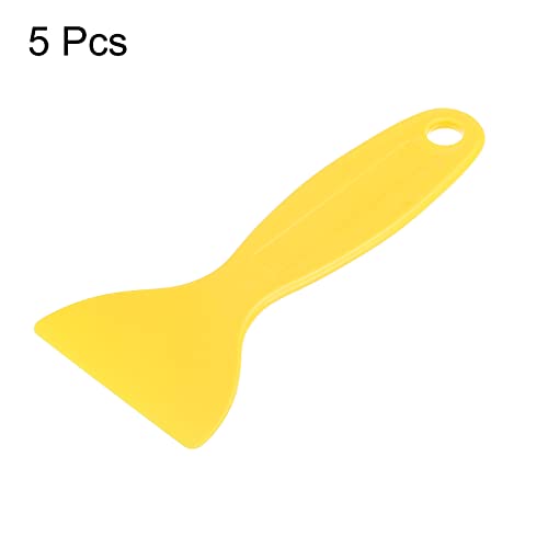 MECCANIXITY Plastic Spudger Pry Opening Repair Tools 5pcs for Mobile Phone PC Tablet Laptop LCD Screen Smart Phone Repair 130x60mm Yellow