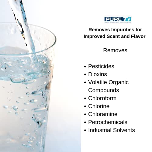 PureT CBCM-2510-0.5, 10x2.5" Chloramine Reduction Water Filter - NSF Certified - Carbon Block Chloramine Reduction Filter (.5 u Micron Rated)