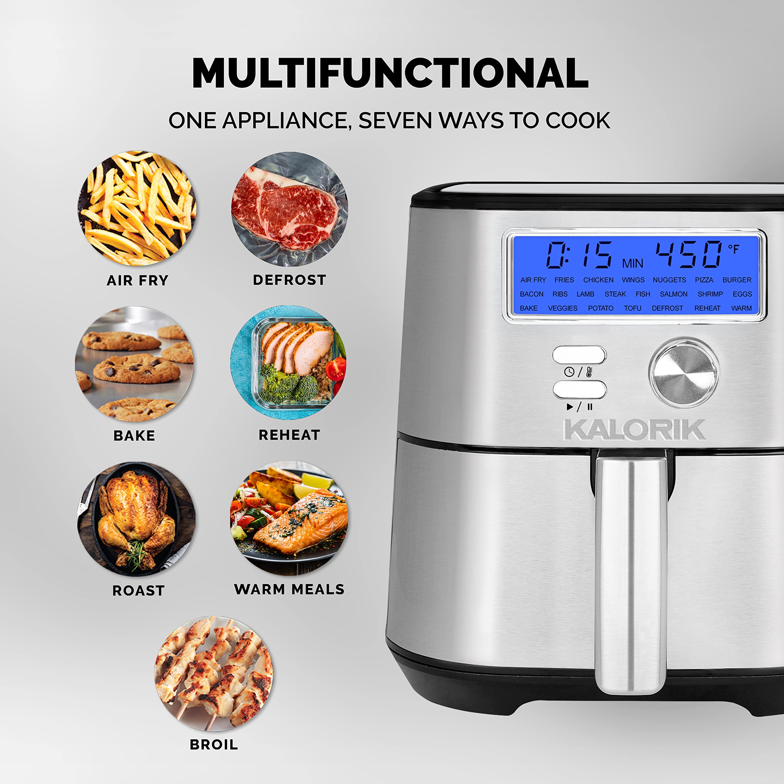 Kalorik MAXX Plus 4 Quart Digital Air Fryer