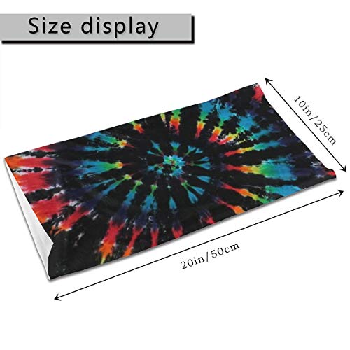 Keceur Tie Dye Bandana Face Mask, Dustproof Face Cover Windproof Reusable Motorcycle Scarf for Fall Winter Breathable Neck Gaiter Balaclava for Men Women