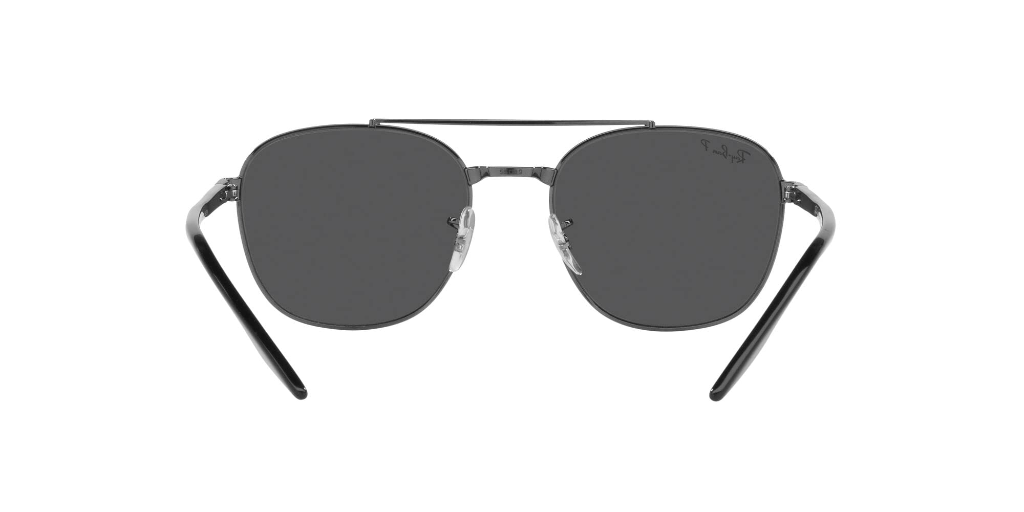 Ray-Ban RB3688 Square Sunglasses, Gunmetal/Polarized Dark Grey, 52 mm