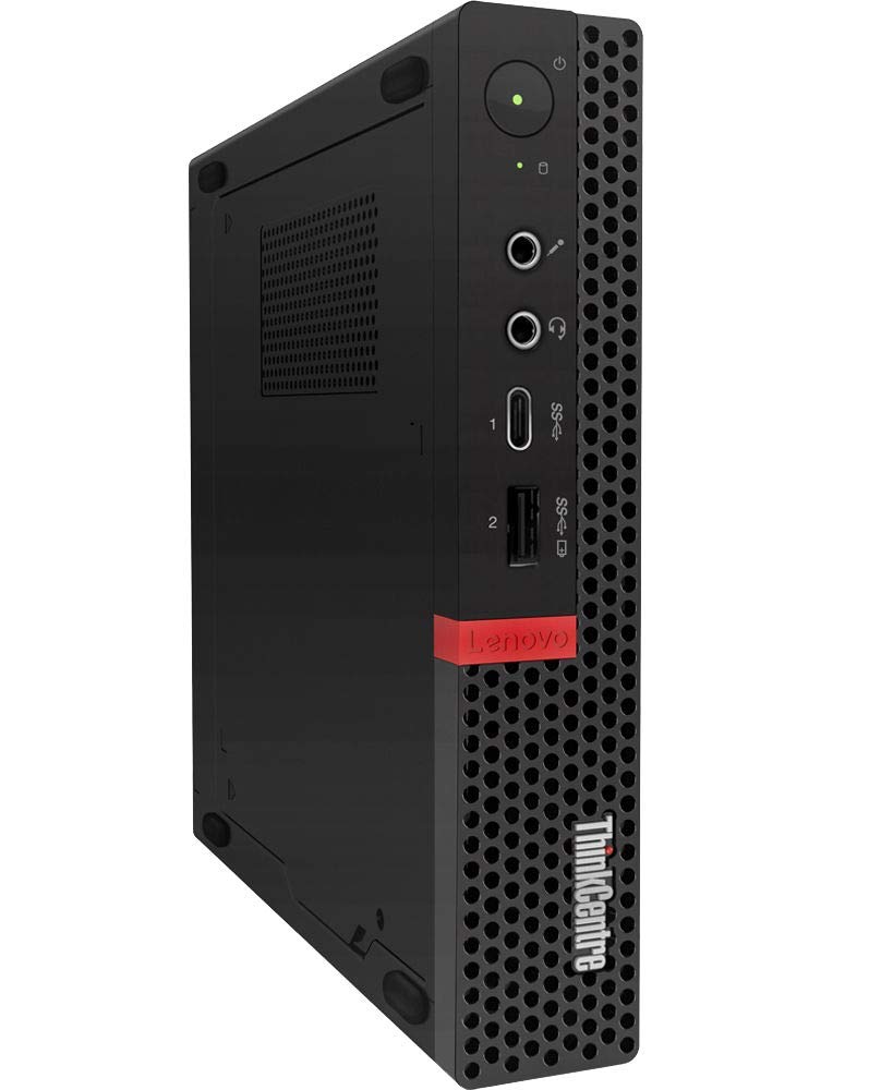 Lenovo ThinkCentre M720q Tiny Home and Business Desktop Black (Intel i5-8500T 6-Core, 32GB RAM, 256GB PCIe SSD, Intel UHD 630, 3xUSB 3.1, 1xHDMI, 2 Display Port (DP), Win 10 Pro) (Renewed)