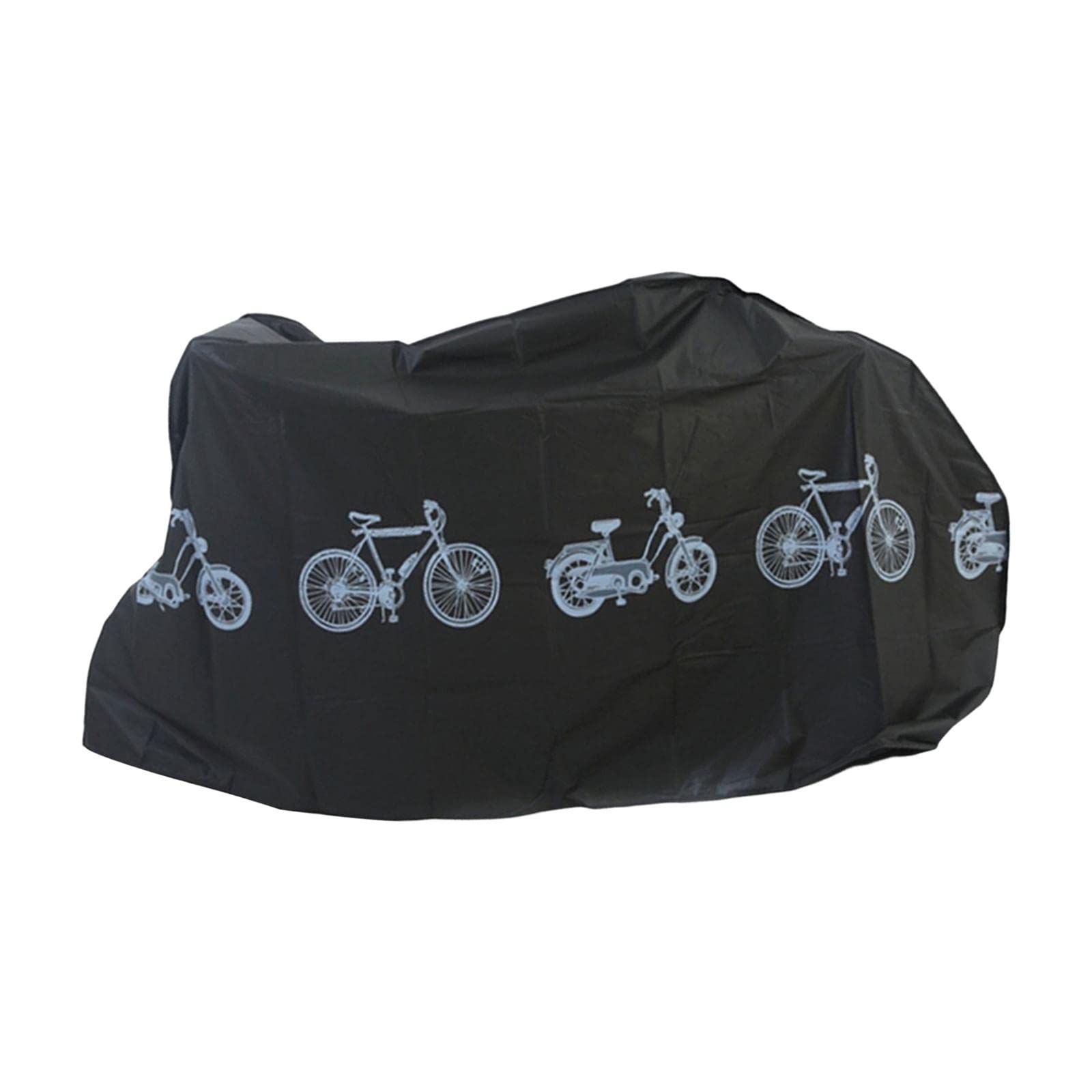 Mountain Road Bike Cover Waterproof Windproof Raincoat for Motorcycle , Black