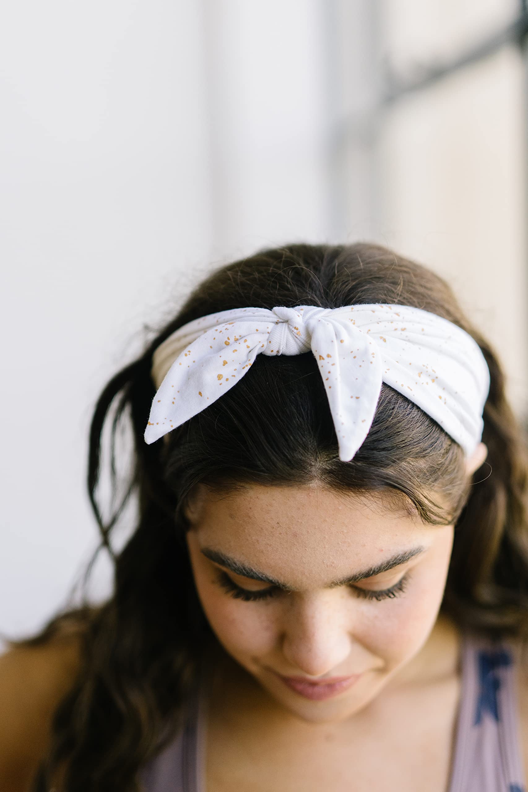 Maven Thread Women's No-Slip Sweat-Wicking Bow Headbands for Exercise and Yoga, 2-Pack, Chloe