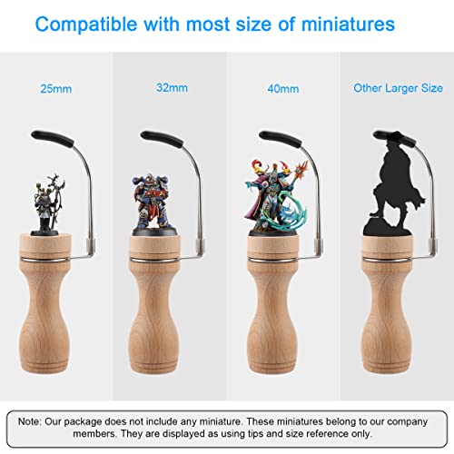 Jucoci Painting Handle for Miniautres Paint Handle Compatible with DND Miniatures, Scale Model, Fantasy Figurines